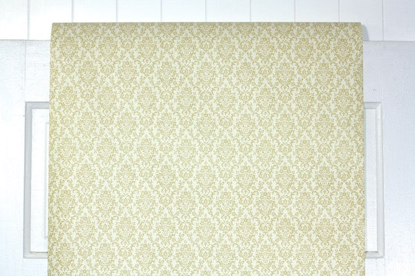 1970s Floral Damask Vintage Wallpaper – Hannah's Treasures Vintage ...