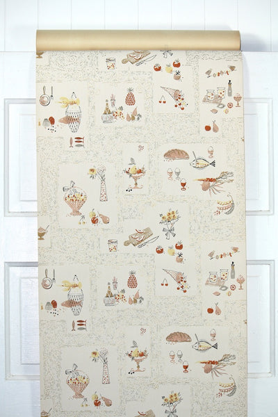 1950s Kitchen Vintage Wallpaper – Hannah's Treasures Vintage Wallpaper