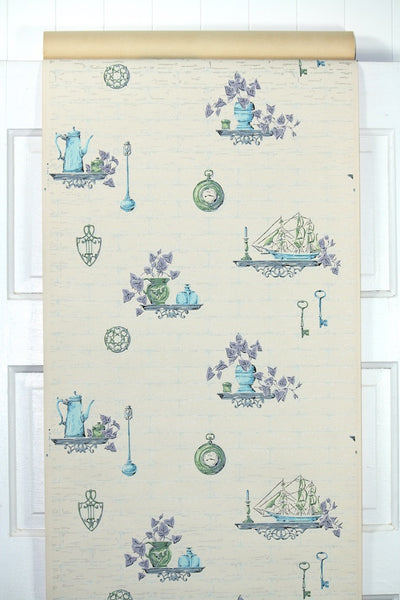 1950s Kitchen Vintage Wallpaper – Hannah's Treasures Vintage Wallpaper