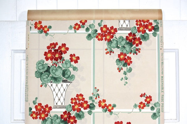 1940s Kitchen Vintage Wallpaper – Hannah's Treasures Vintage Wallpaper
