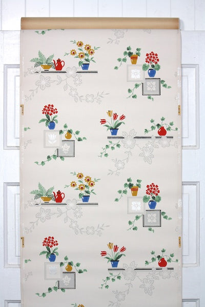 1940s Kitchen Vintage Wallpaper – Hannah's Treasures Vintage Wallpaper